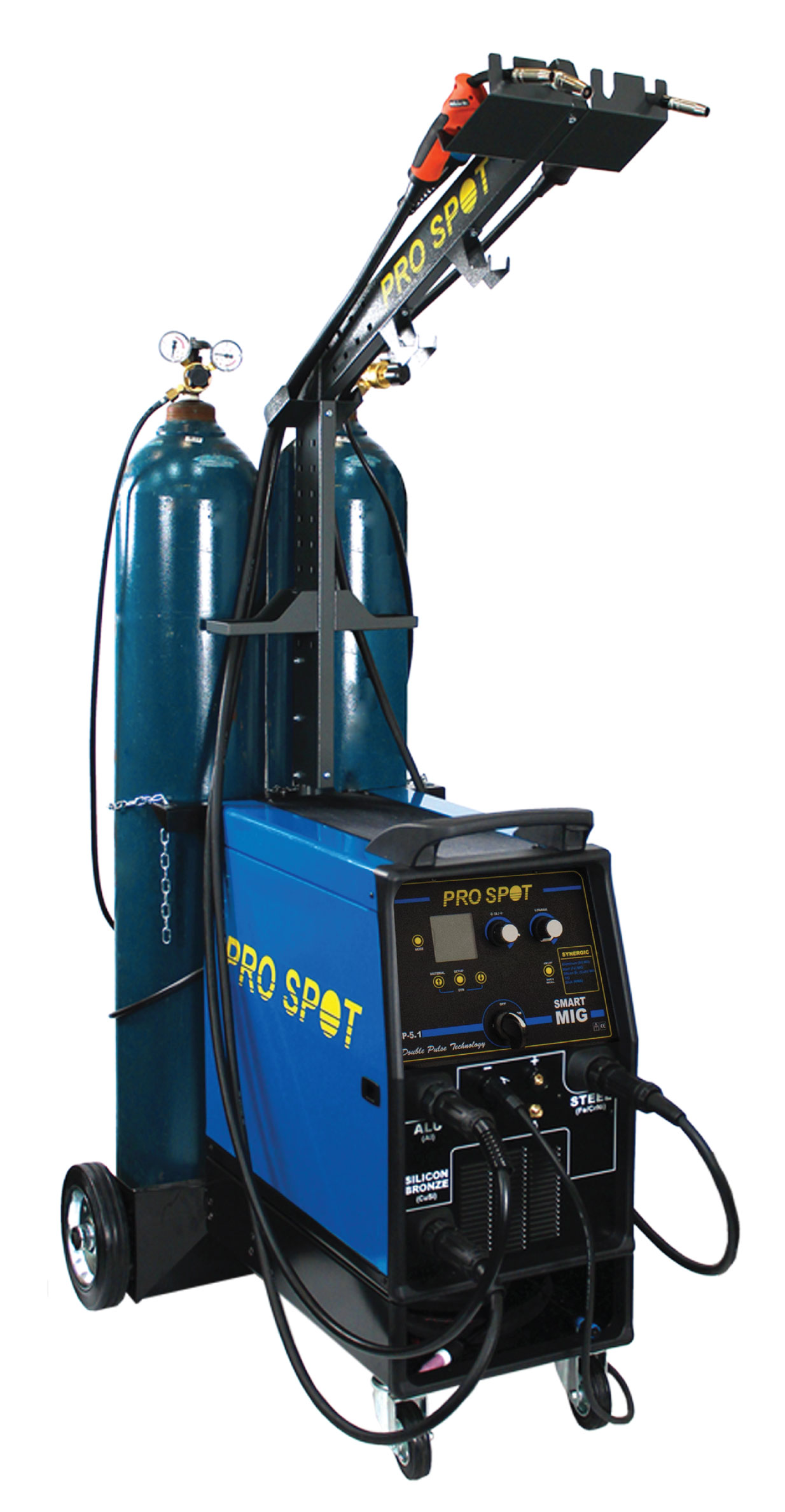 SP-5 DP SINGLE PHASE DOUBLE PULSE SMART MIG WELDER – Pro Spot International