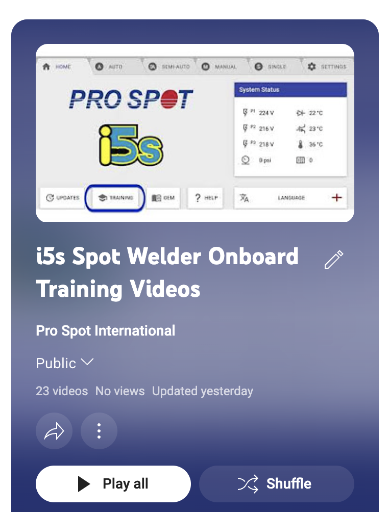 i5s Documents and video – Pro Spot International
